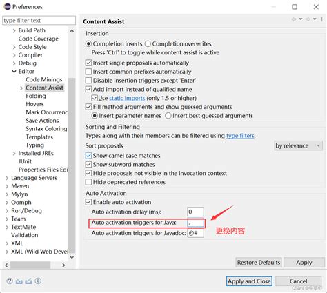 Eclipse设置——如何设置补全代码的功能eclipse怎么开启代码补全 Csdn博客