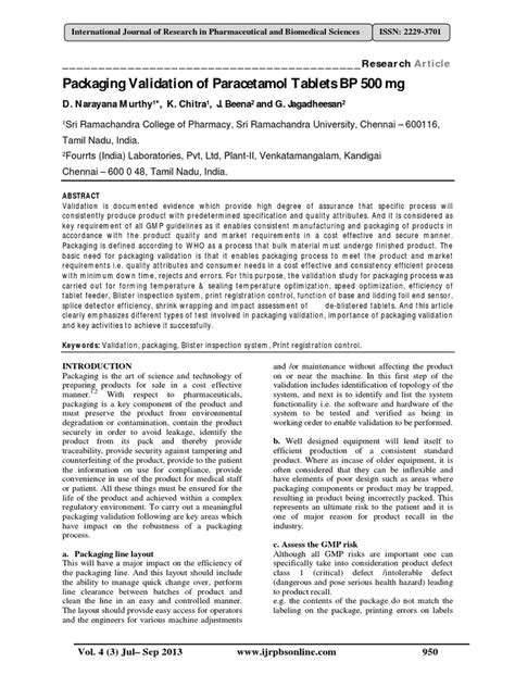 Validation Protocol Pdf Verification And Validation Packaging And