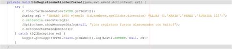Crear Una Base De Datos MySQL Desde Java Con Tablas Y Registros