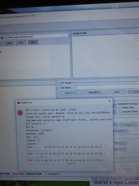 Psdzerrorwhile Read Svt Bmw Forum Bimmerfest Bmw Forums