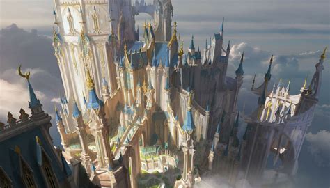 Fantasy Castle Concept Art Medieval Buildings And Towns For Concept