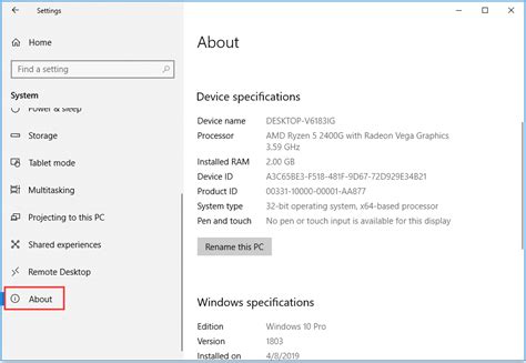 How To Check Your Computer S Full Specification In Windows 10 Eroppa