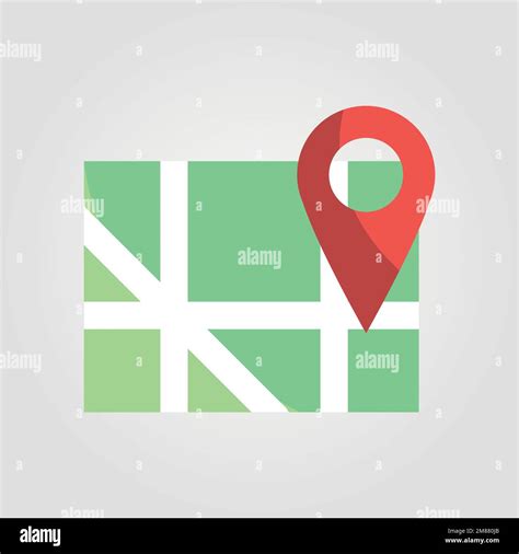 Location Map Icon GPS Pointer Mark Vector Icon Stock Vector Image Art Alamy