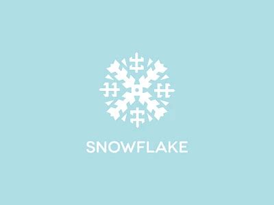 冬季世界！20款冰雪元素logo设计 花瓣网