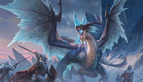 Medieval Knight Fighting Dragon