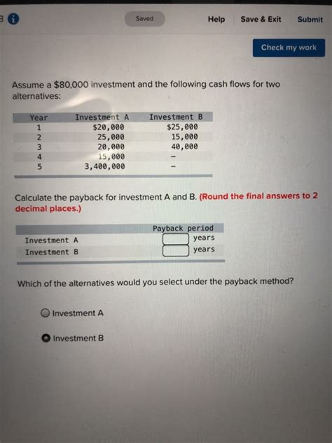 solved saved help save and exit submit check my work assume a