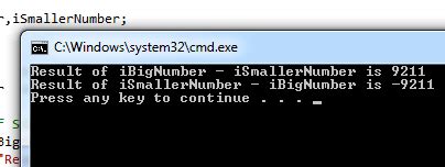 Sample C Code To Subtract Numbers C Code Sample Tutorial And Example For Beginner