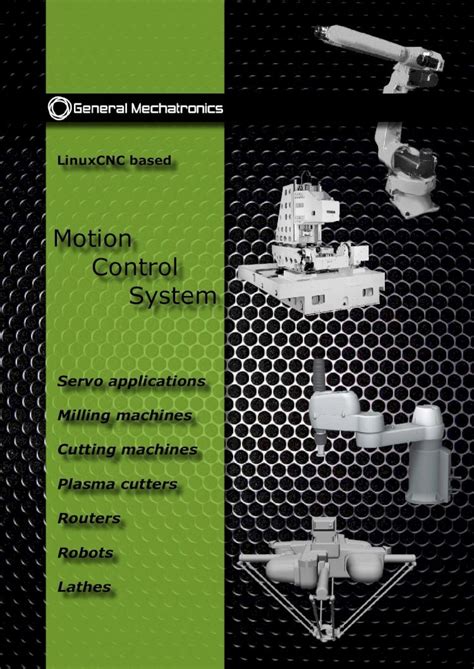 Pdf Motion Control System General Mechatronicslinuxcnc Is An Open