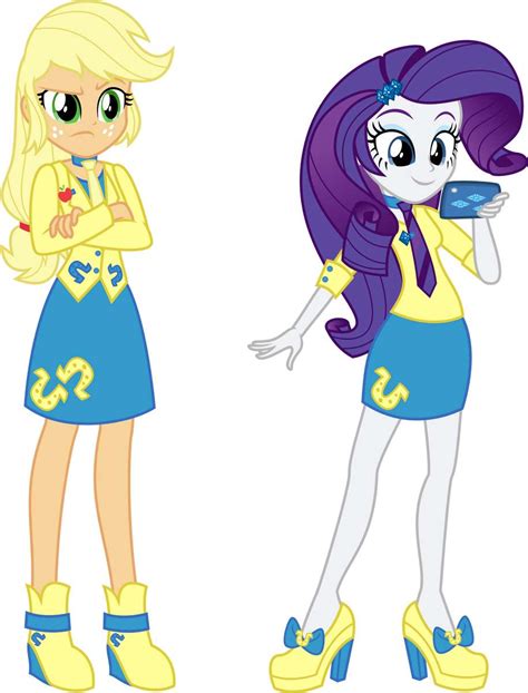Mlp Eqg Applejack And Rarity Puzzle Online Puzzle