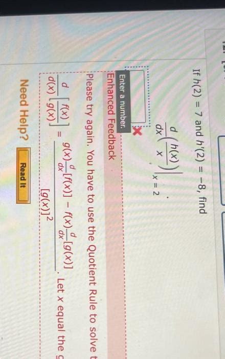 Solved Suppose That F 5 1 F′ 5 6 G 5 −5 And G′ 5 2