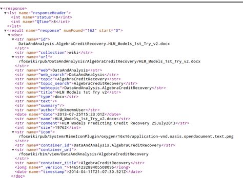 Solrsearch Does Not Display Results Though Documents Are Indexed And Can Be Queried Directly
