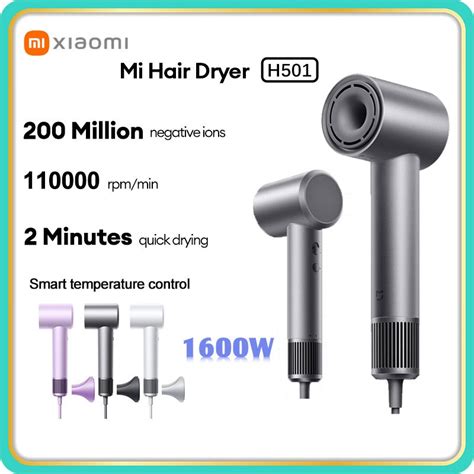 Xiaomi Mijia H High Speed Hair Dryer Min Fast Drying Blower Million Negative Ions Hair