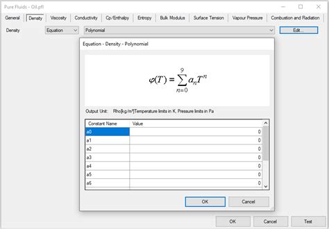 Creating A New Pure Fluid In Flownex Flownex Simulation Environment