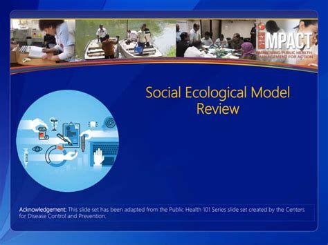Socio Ecological Model Review Pptx