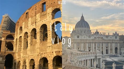 🇮🇹vlog 1•2•3일 이탈리아 로마 유럽여행 배낭여행 콜로세움 바티칸투어 파스타 피자 젤라또 보르게세미술관 Rome