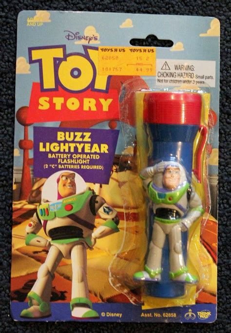 Toy Story Buzz Lightyear Thinkway 1995 Character Flashlight 3940642622