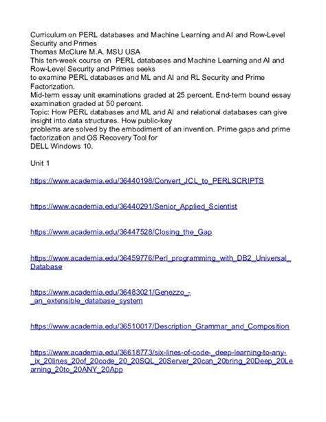 Pdf Perl Databases Ml Ai And Row Level Security