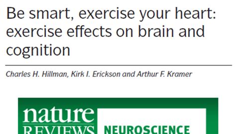 Exercise Effects On Brain And Cognition