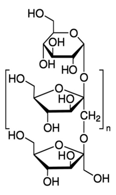 Inulin Structure Inulin High Grade Prebiotic Fibre Powder 1 Kg