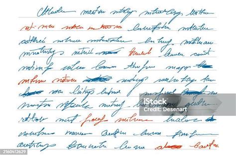 손으로 쓴 텍스트를 읽을 수 없습니다 읽을 수 없는 골동품 영어 필기체 가짜 문서입니다 선형 추상 텍스트 필기에 대한 스톡 벡터
