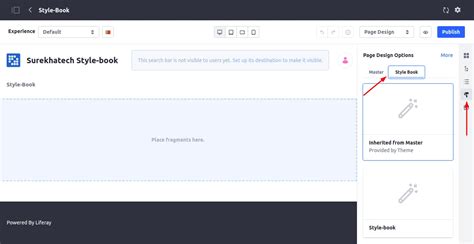 customize your website appearance using liferay stylebooks