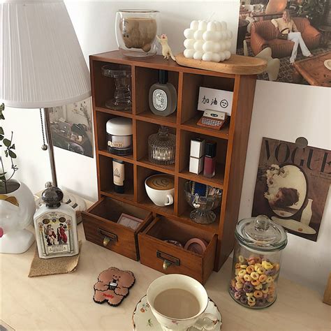 헤이유드 헤이유드 우드 칸막이 수납장5type 원목 선반 화장대 정리함 위시버킷