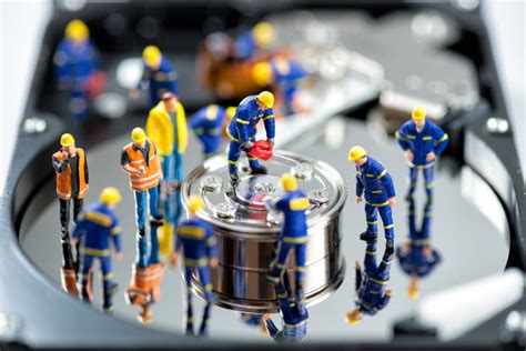 CPU Repair Stock Photo Image Of Concept Fixing Miniature