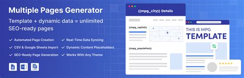 multiple page generator plugin mpg plugin —