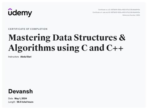 Dsa Programming C C Udemy Learning Coding Softwaredevelopment Devansh Tiwari