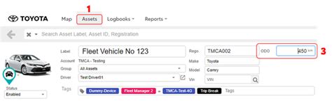 How To Update Your Assets Odometer Odo Or Runtime Reading Toyota Halo Support