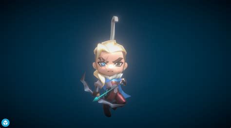 Valorant Sova Chibi Keychain R Maya