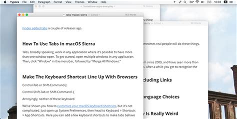 How To Add Tabs To Almost Any App In MacOS Sierra