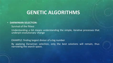 Genetic Algorithms In Data Mining Pptx