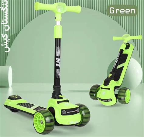 قیمت و خرید اسکوتر 3 چرخ موزیکال چراغ دار پسرانه دخترانه مدل Nt1