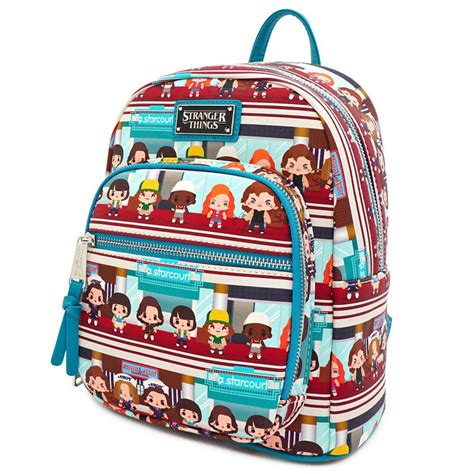 Stranger Things Chibi Print Mini Backpack