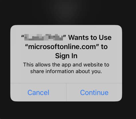 Is There A Way To Avoid Showing Dialog Wants To Use Microsoftonline