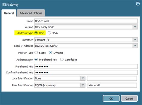 Ipv6 Through Ipv4 Vpn Tunnel With Palo Alto