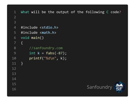 Sanfoundry On Linkedin C Quiz