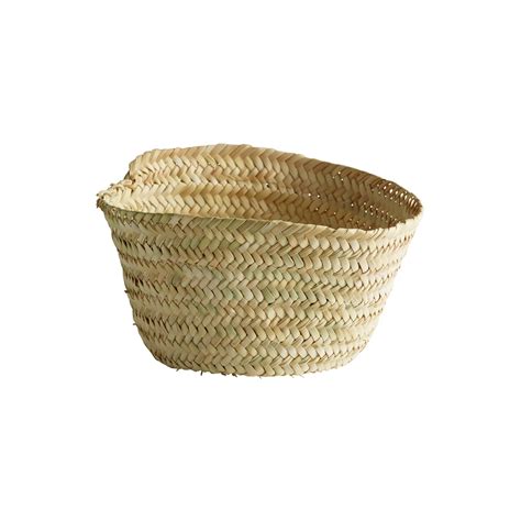 Korb D18xh10cm Palmblätter Natur Bliss Interiors