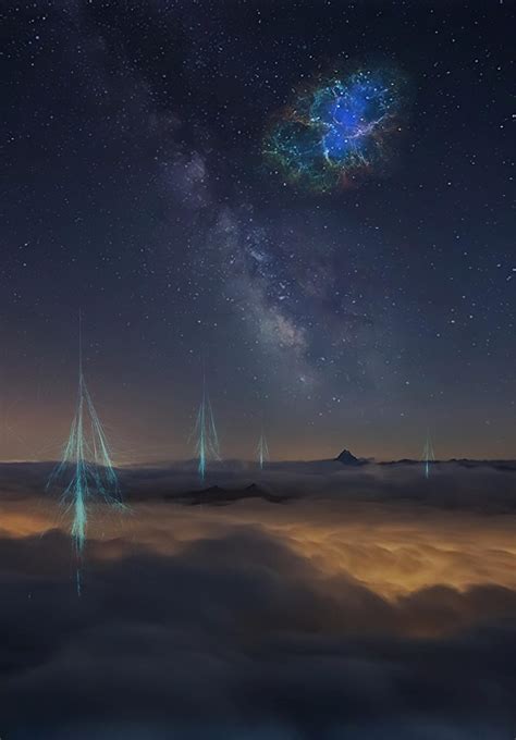 Supernova Seen From Earth A New Supernova Has Appeared In The Night