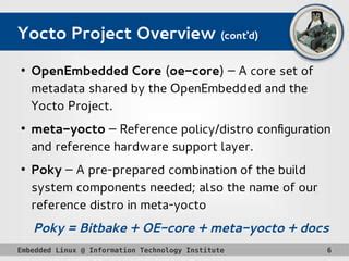 Yocto Embedded Linux Distribution Maker PDF Operating Systems Computer Software And