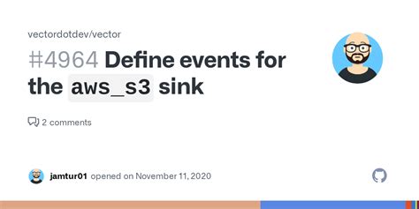 Define Events For The `awss3` Sink · Issue 4964 · Vectordotdevvector