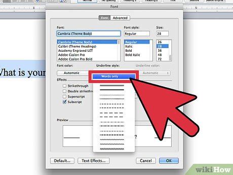 How To Underline Text Or Spaces Keyboard Shortcuts Styles