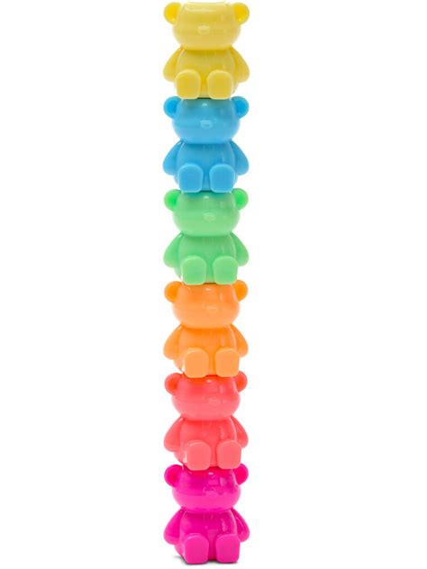 Iscream Bear Stackable Markers Pumpkin And Bean