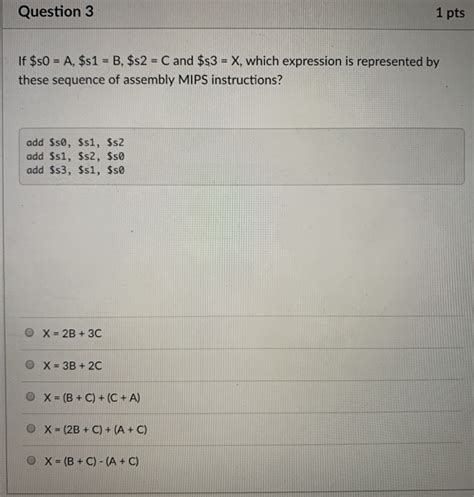 solved question 3 1 pts if so a s1 b s2 c and s3 x