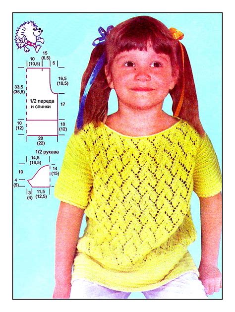 Вязание пуловеров для девочек Вязание девочкам Вязание для малышей Вязание для детей