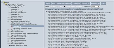 Amazon S3 Sender Throws Ioexception Attempted Read On Closed Stream When Actionread But Does