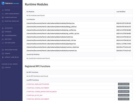 Nakama The Leading Open Source Game Server For Studios And Publishers
