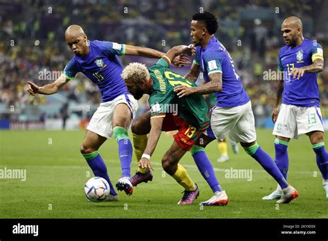 Qatar 02nd Dec 2022 Lusail City L R Fabinho Of Brazil Eric