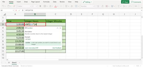How To Convert Time To Integer Hours Or Minutes In Excel